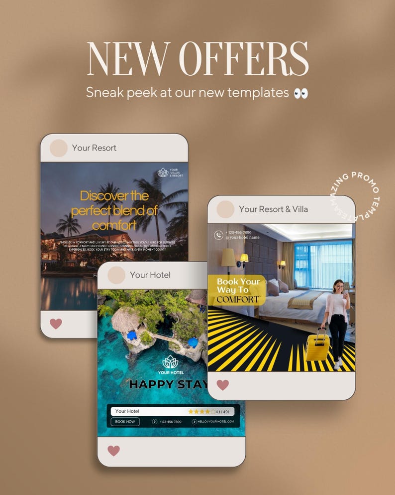 30+ Editable Hotel Promo, Offer Digital Ads Templates | Trending ...