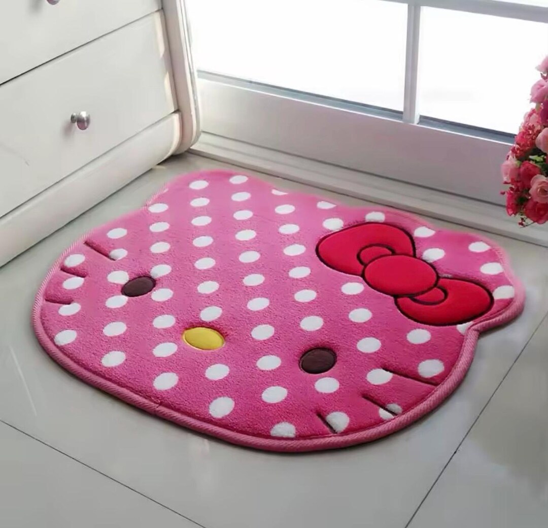 Hello Kitty Area Rug - Etsy