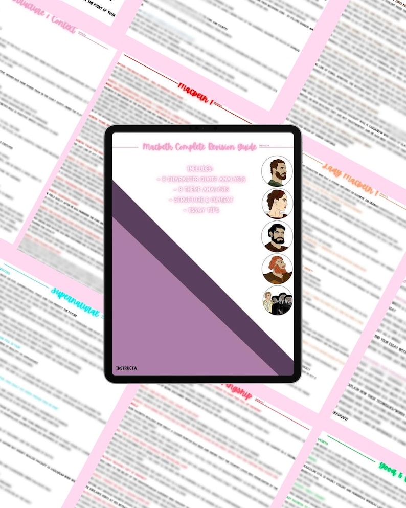 Macbeth Complete Revision Guide - Etsy