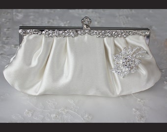 Ivory Bridal Clutch | Etsy