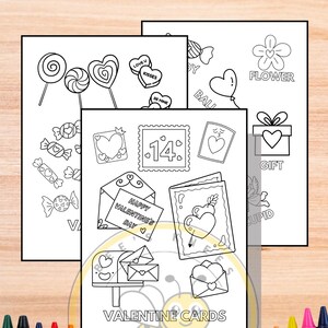 7 Sight Word Coloring Pages- Valentine's Day Edition - Etsy