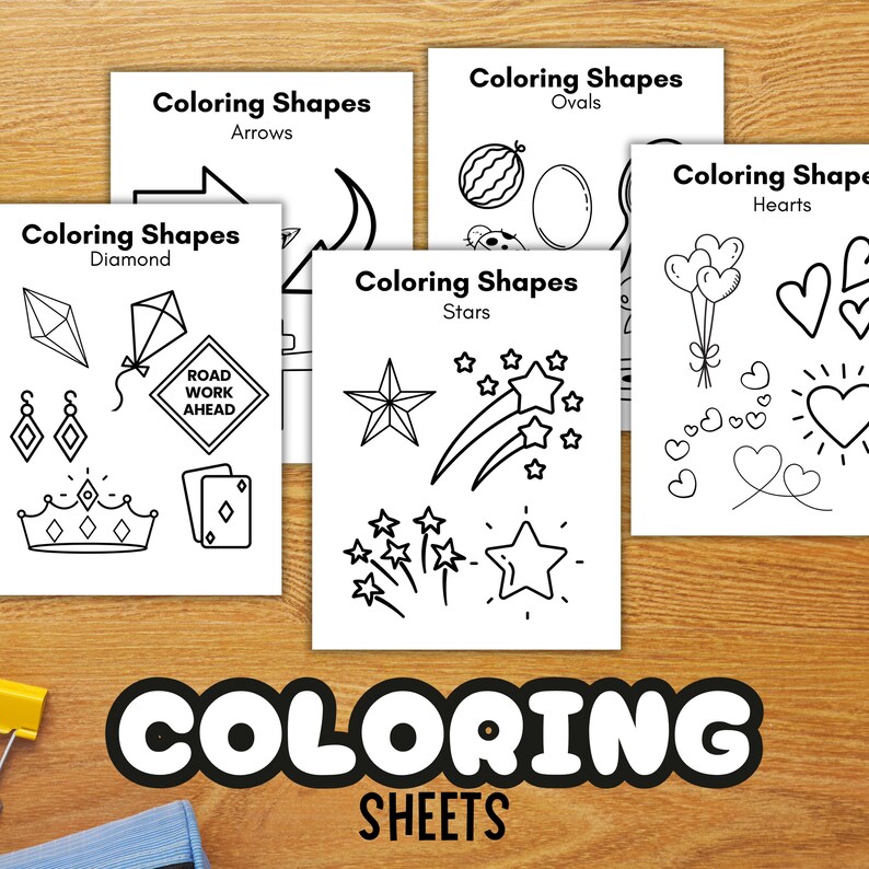 Shapes Practice Worksheets Printable for Preschool Cut and Paste Shape ...