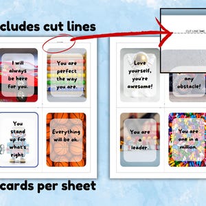 40 Lunch Box Affirmation Cards for Kids, Fun and Loving Motivational ...