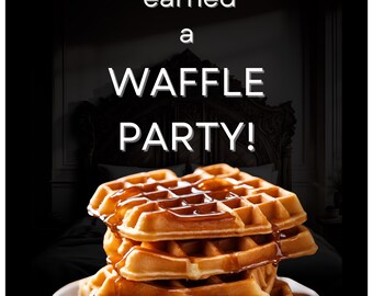 Waffle Center Pieces, Waffle Party Decor, Waffles Birthday Party ...