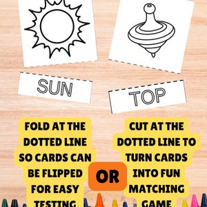 Printable Sight Word Coloring Flash Cards: ABC Matching Game (PDF) - Etsy
