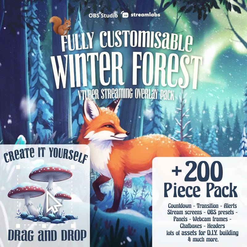 Winter Fox Home Decor - Etsy