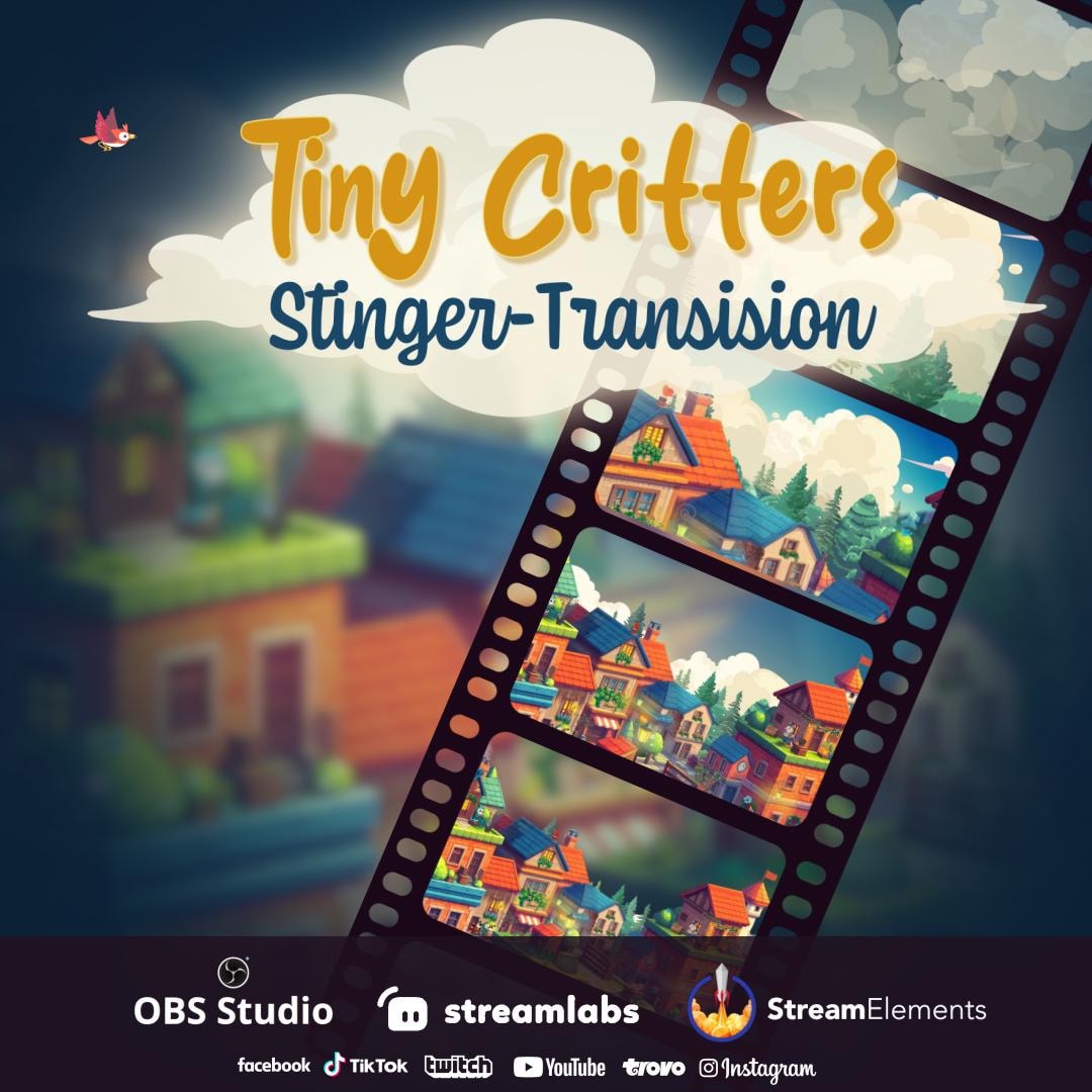 Twitch Overlay Transition, OBS Stinger Transitions Streamlabs, Stream ...