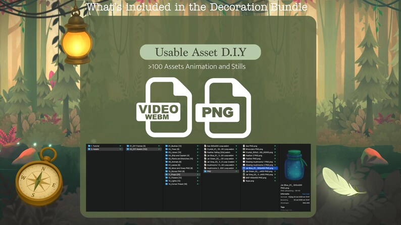 Twitch Overlays Stream Overlay Pack Animated Jungle Cruise OBS ...