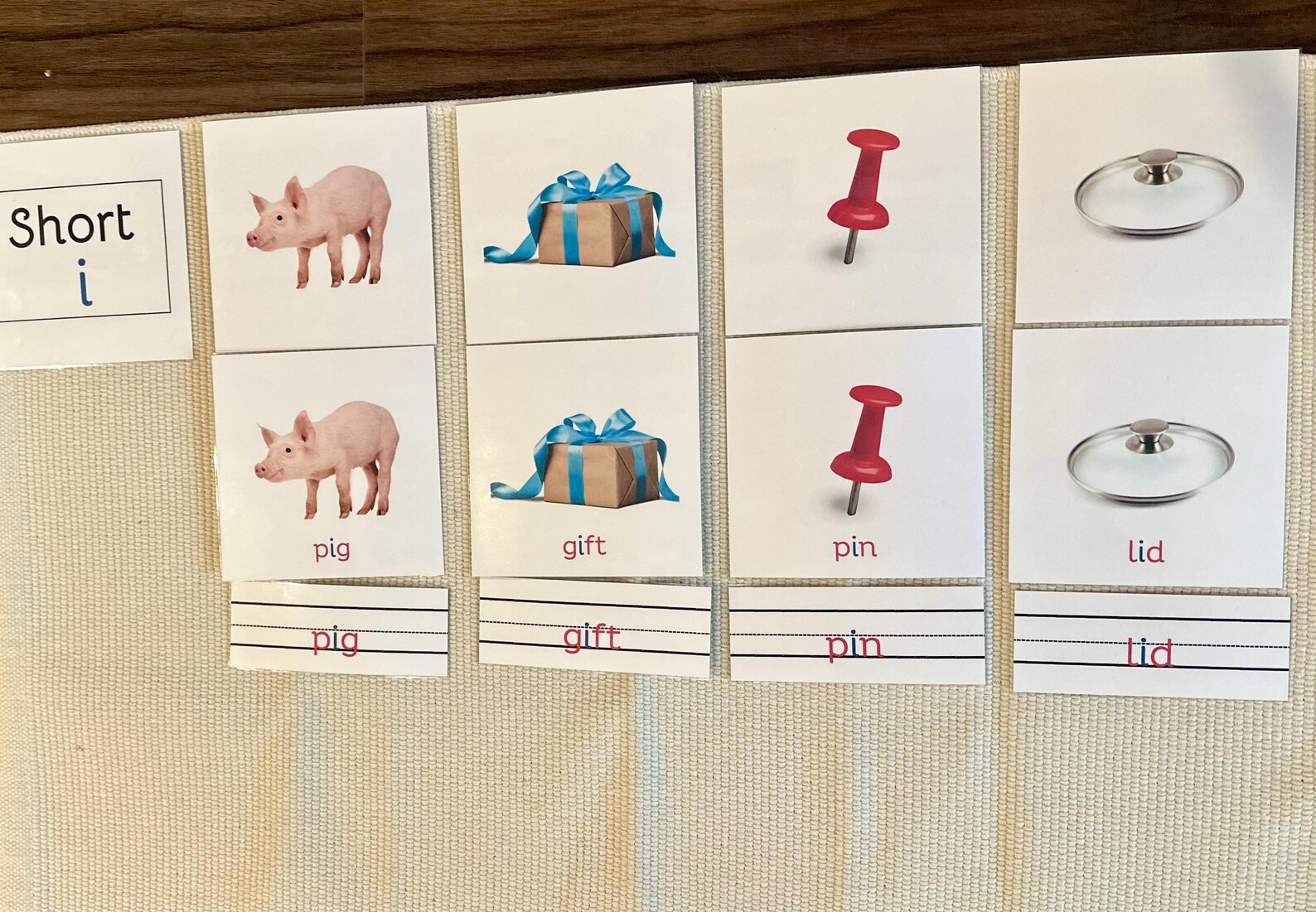 Short Vowel "i" Nomenclature 3 Part Cards - Print - Etsy