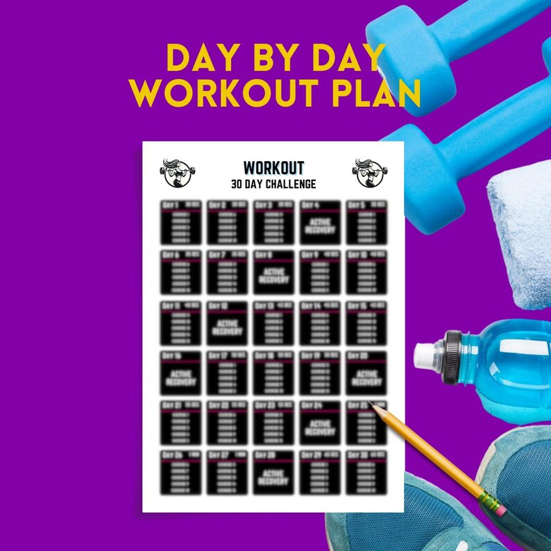 30-day Chest & Biceps Workout Plan Home-friendly Fitness Guide for ...