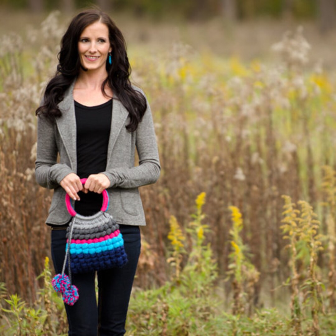 Small Striped Purse Crochet Pattern PDF (instant Digital Download ...