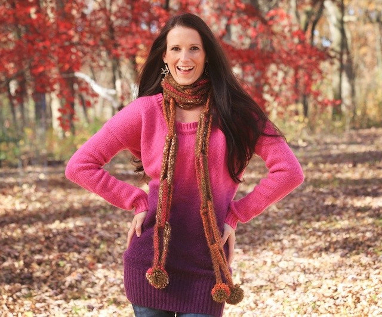 Chain Link Scarf Crochet Pattern PDF (instant Digital Download Simple ...