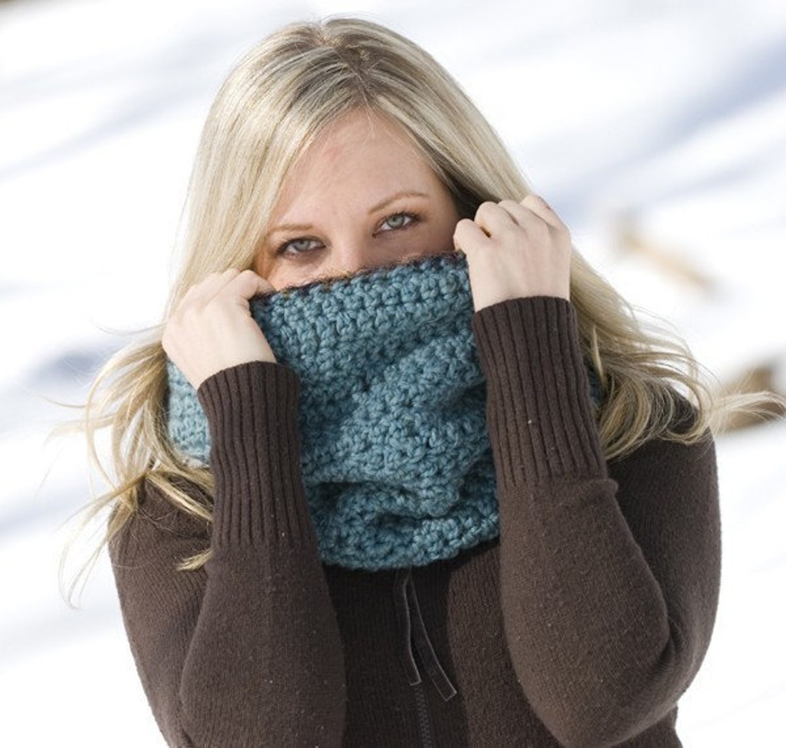 Cozy Cowl Crochet Pattern PDF (instant Digital Download Simple Basic ...