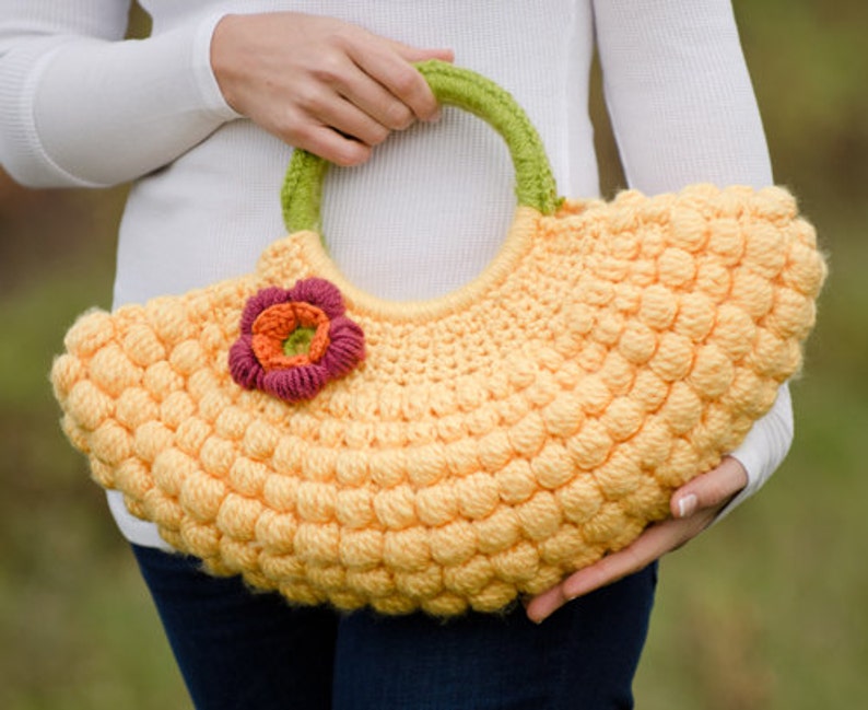Vintage Fan Purse Crochet Pattern PDF (descarga digital instantánea ...