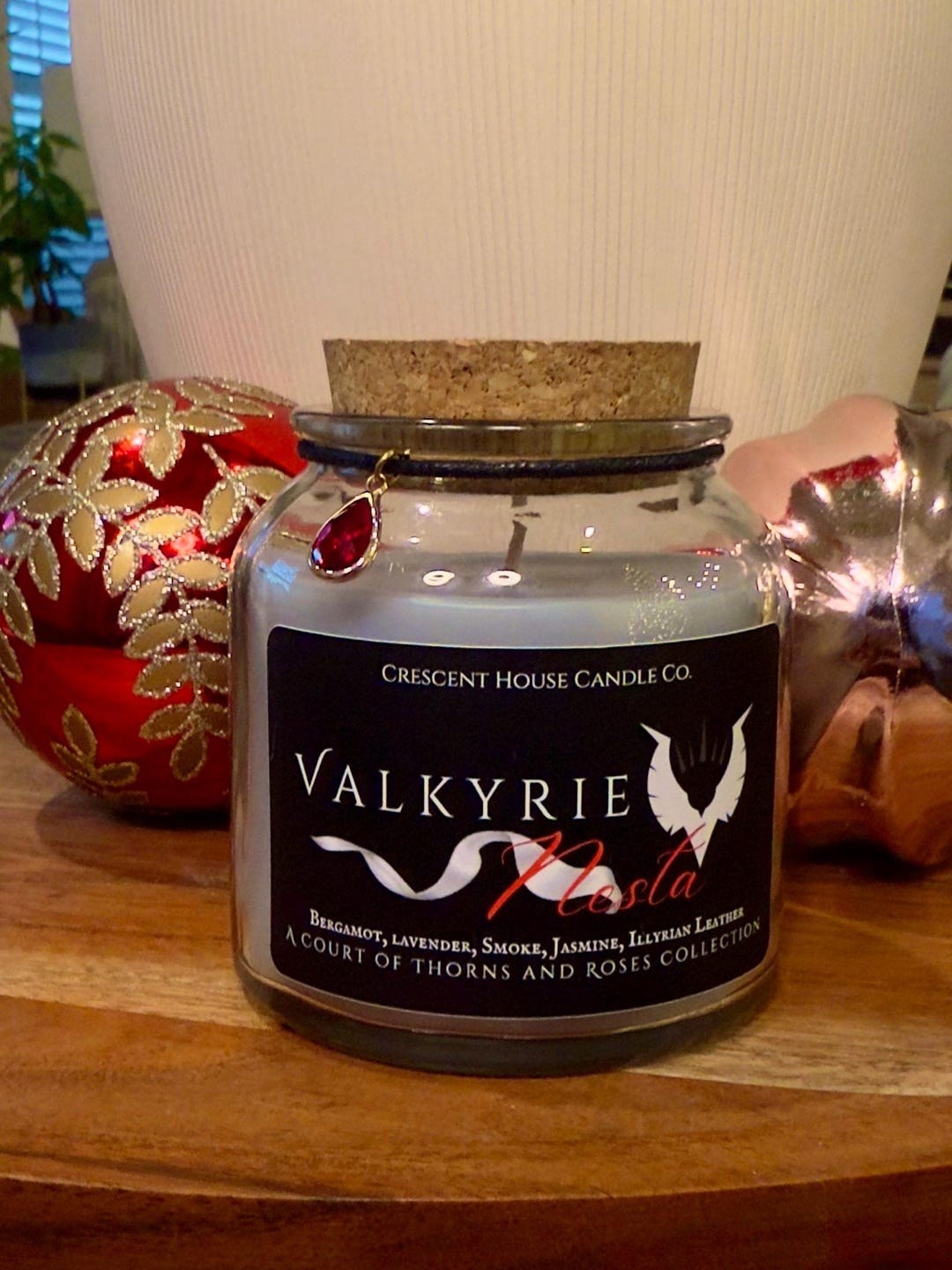 ACOTAR Valkyrie-nesta Candle With Charm - Etsy