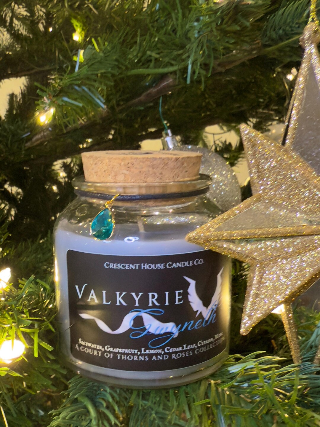 ACOTAR Valkyrie-gwyn Candle With Charm - Etsy
