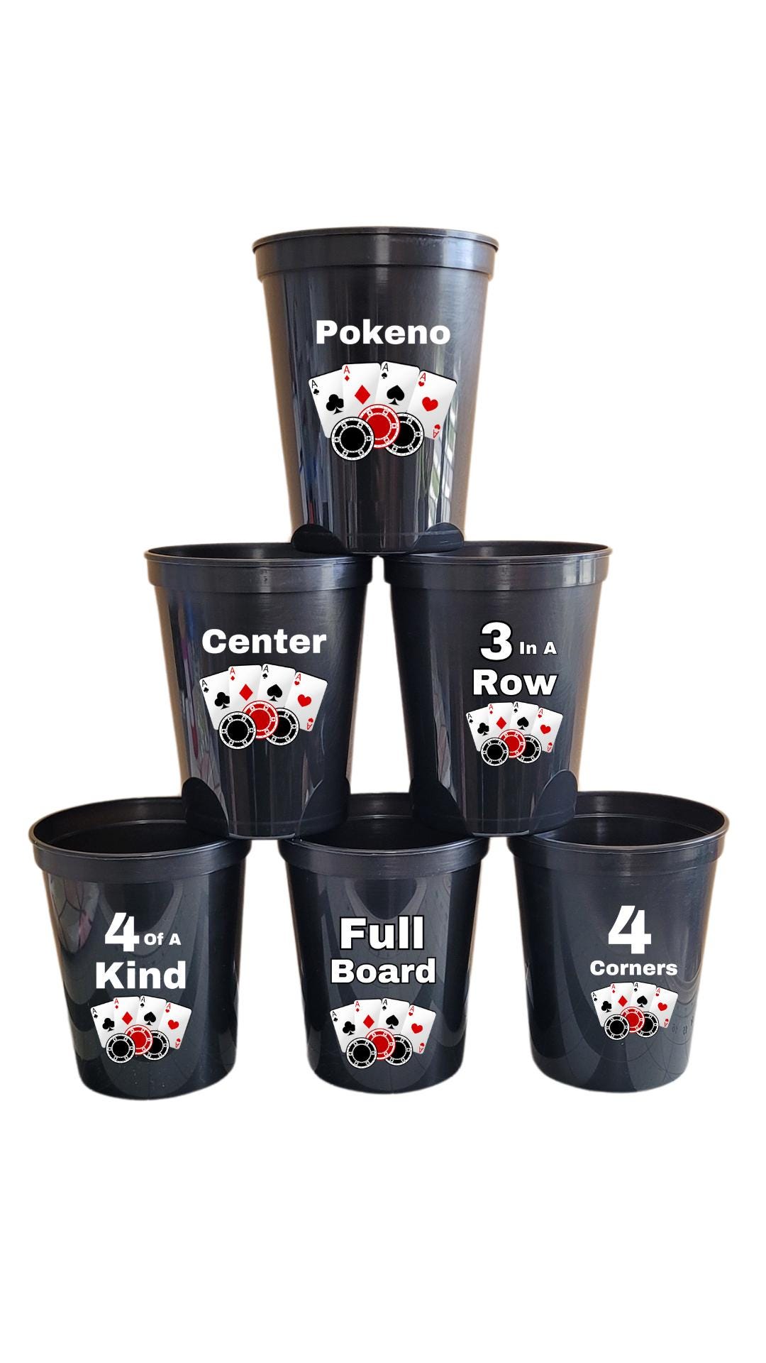 Cups for Pokeno Game Nights - Etsy
