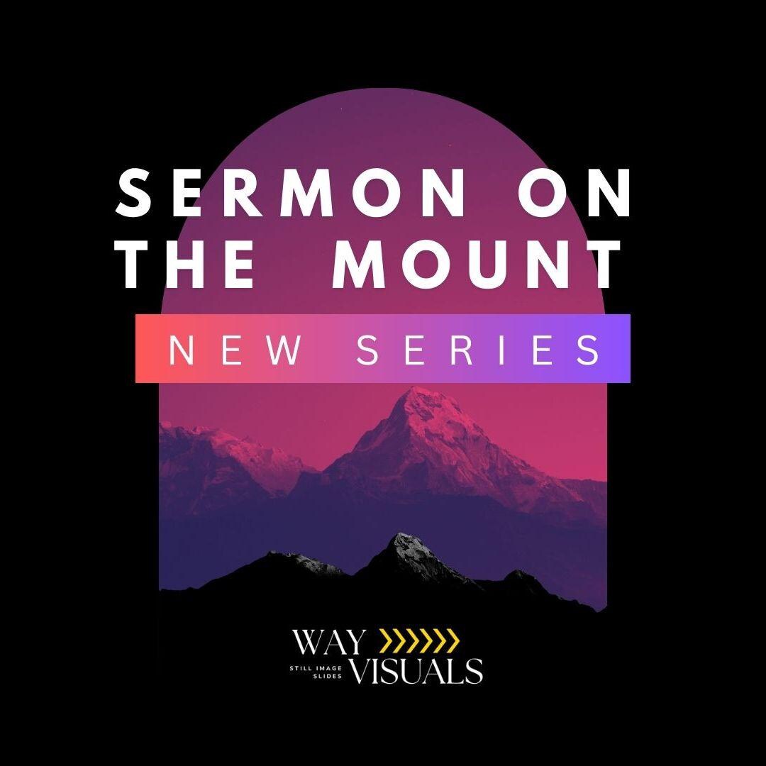 Sermon on the Mount Slide Set Church Worship Graphics Sermon Series ...