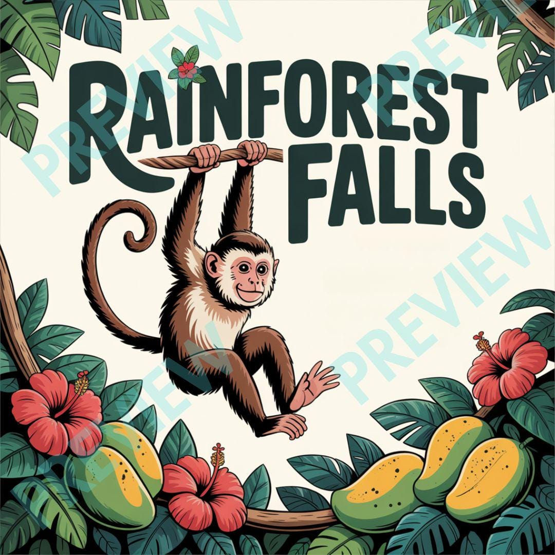 Rainforest Falls VBS 2026 Promo Graphics Bundle | 12 Vacation Bible ...
