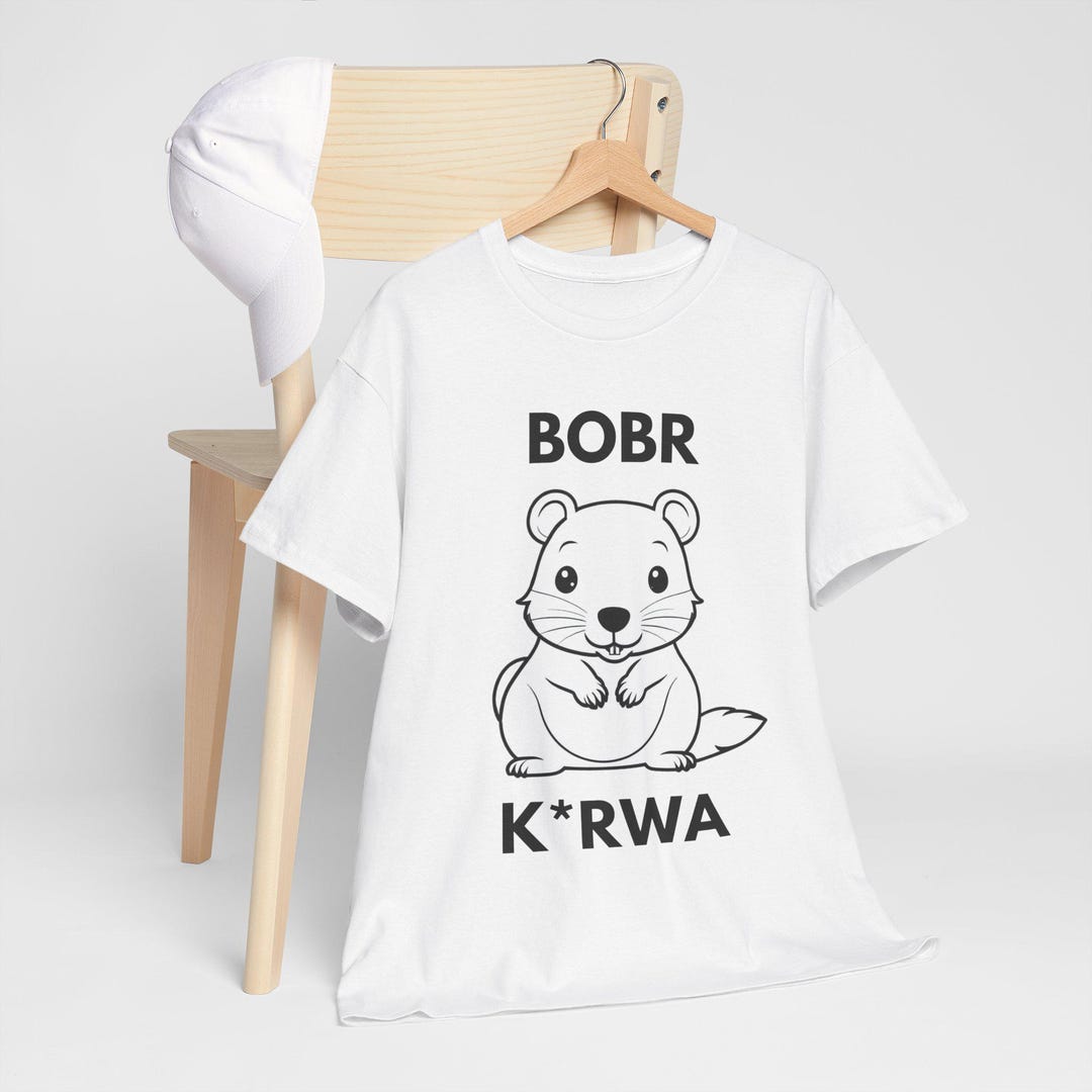 Funny Bobr Kurwa Meme Tee, Polish Humor Shirt, Unisex Graphic T-shirt ...