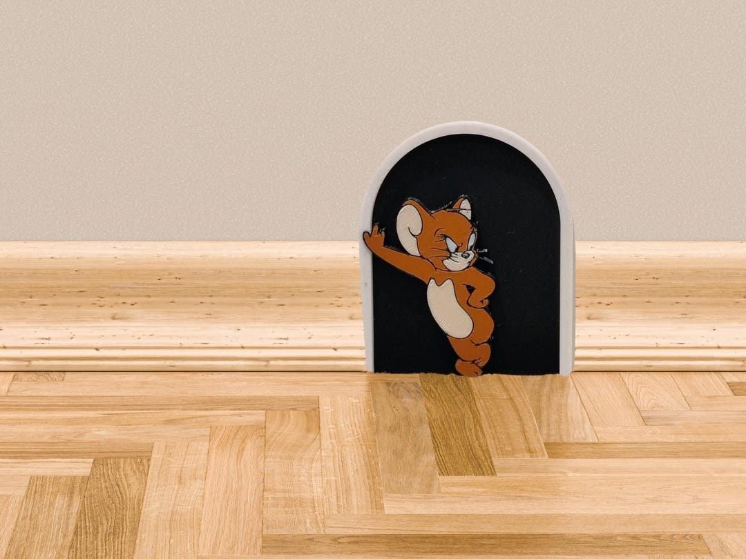 Jerry’s Hideout – Mouse Hole Wall Accent for Tom & Jerry Fans - Etsy
