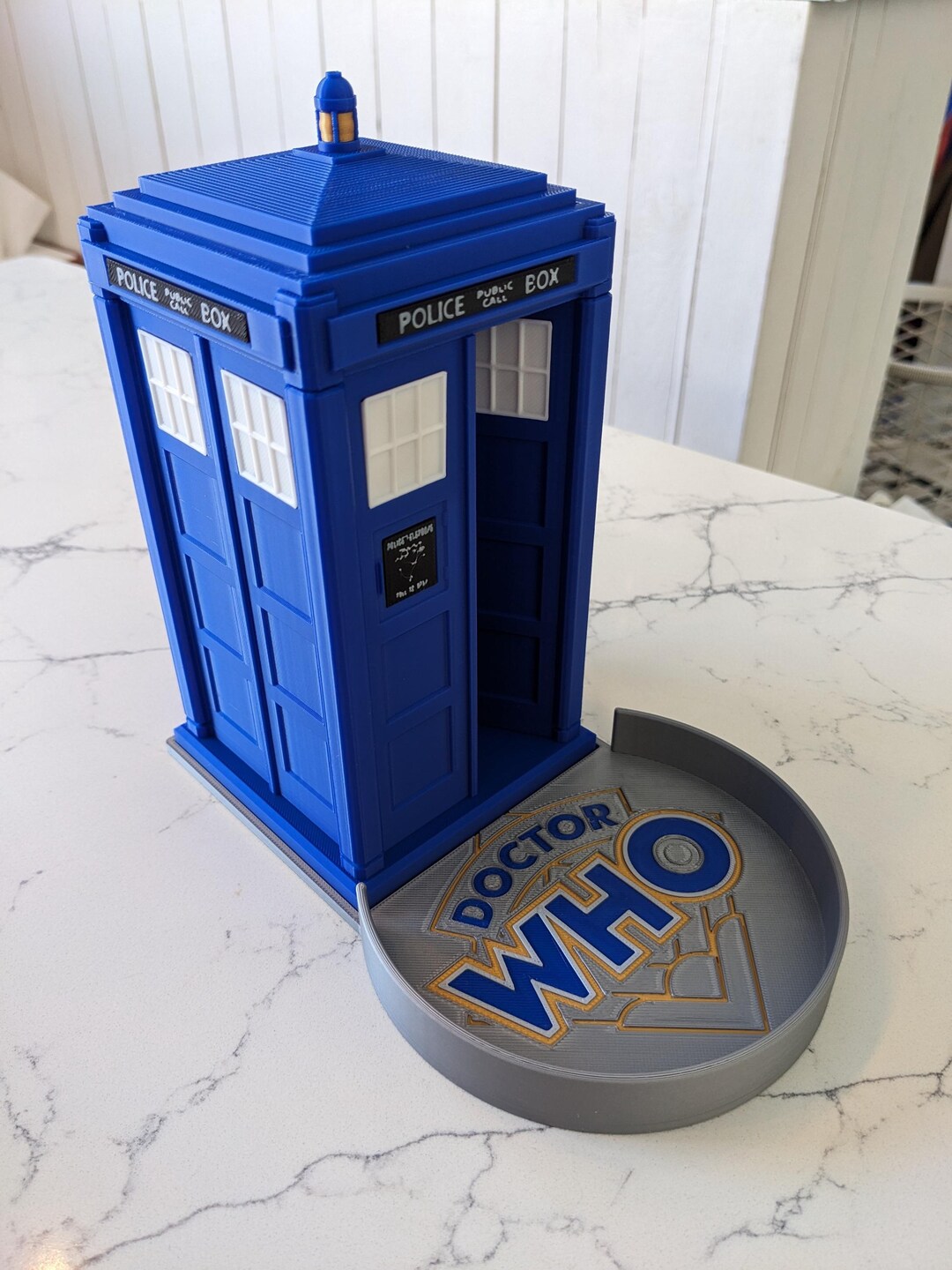 TARDIS Dice Tower – Bigger on the Inside, Rolls Like a Time Lord! - Etsy