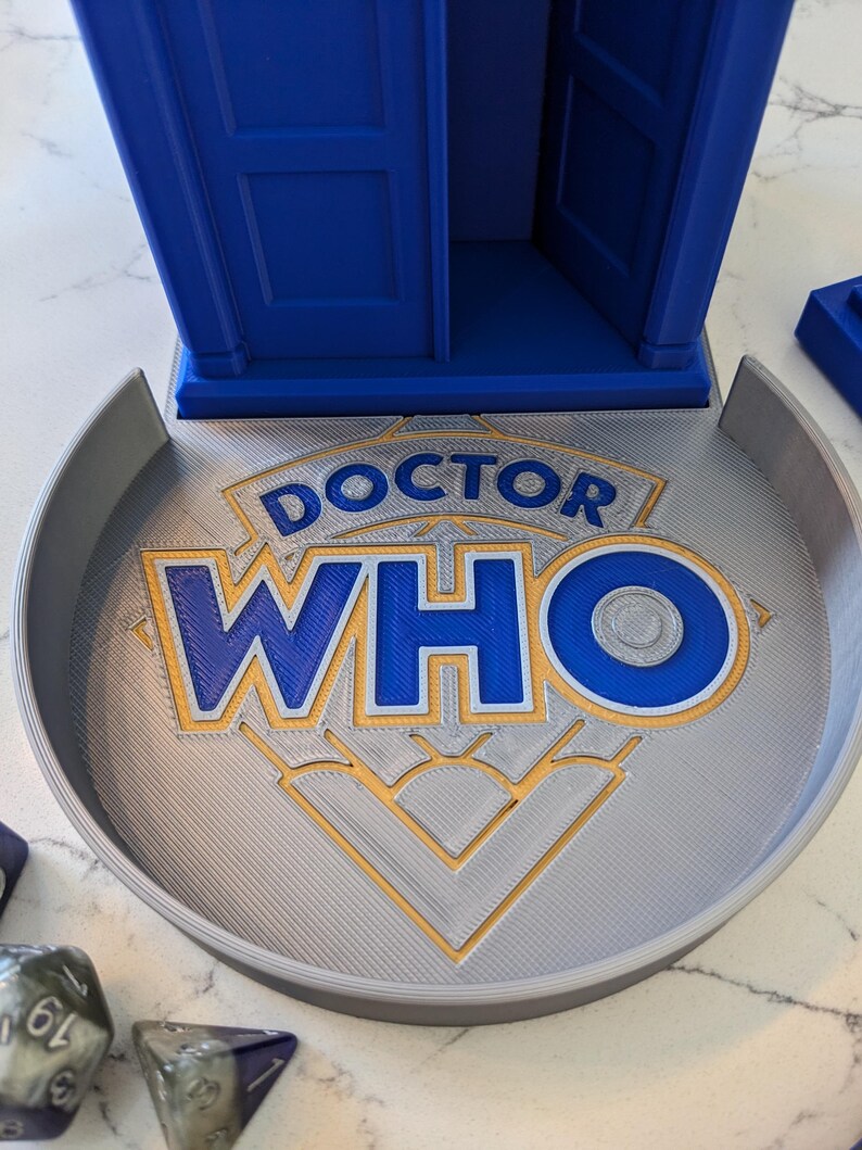TARDIS Dice Tower – Bigger on the Inside, Rolls Like a Time Lord! - Etsy