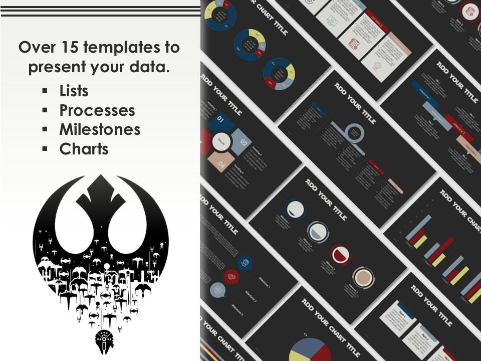 Star Wars-like Powerpoint Template | Digital Download | Modern Design ...