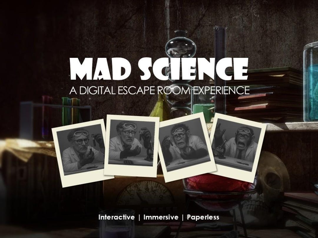 Mad Science Digital Escape Room | Interactive On-screen Puzzle ...