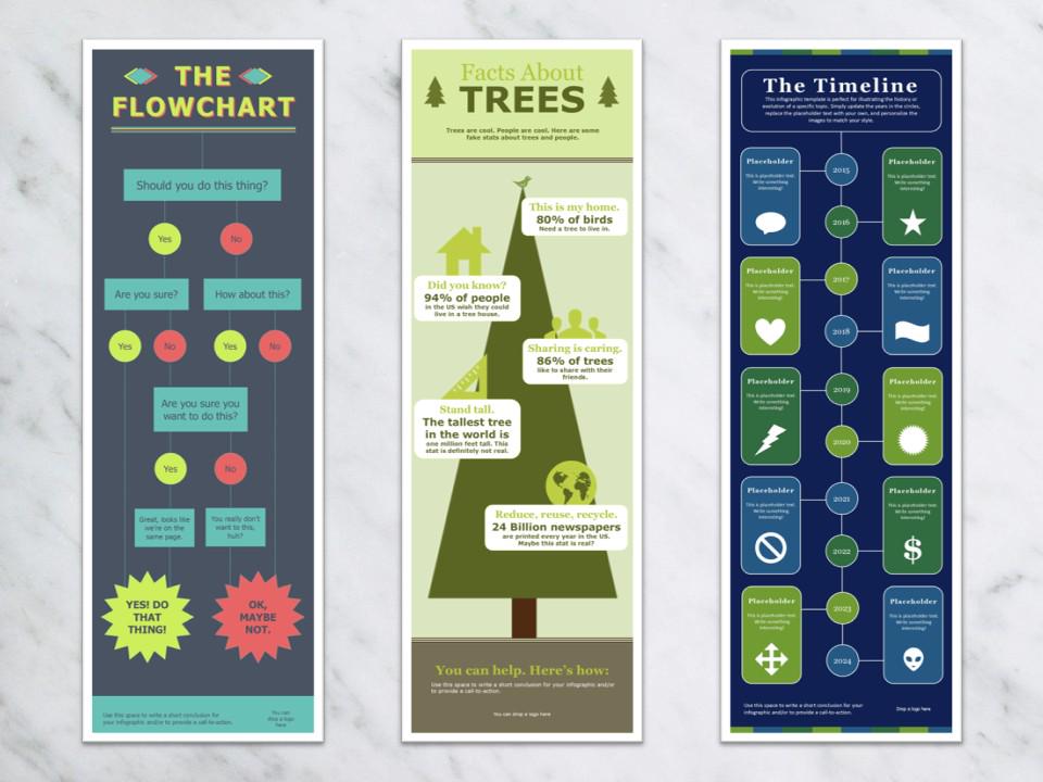 10 Vertical Infographic Templates | Editable in Powerpoint | Digital ...