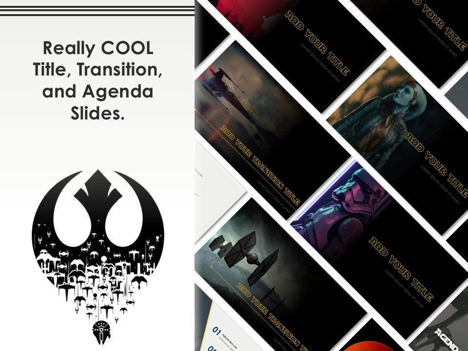 Star Wars-like Powerpoint Template | Digital Download | Modern Design ...