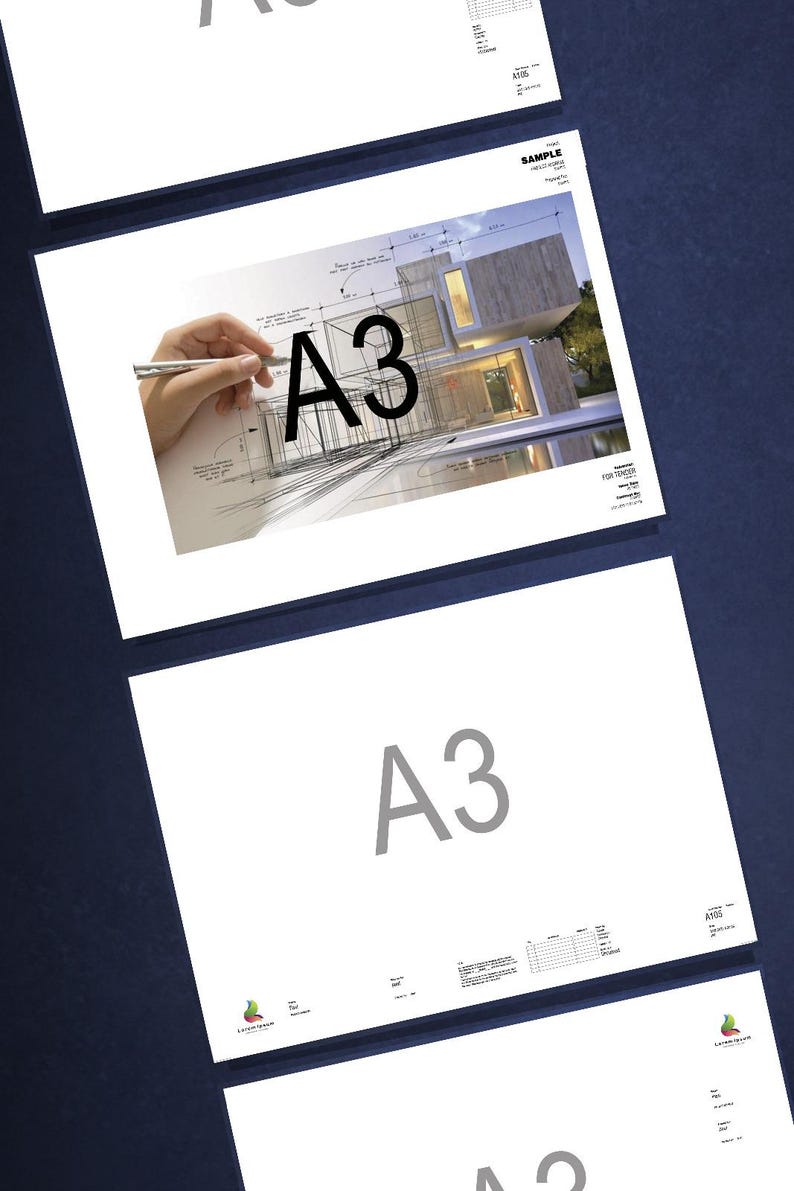 Revit Title Block Template: Professional Layout Family (metric ...