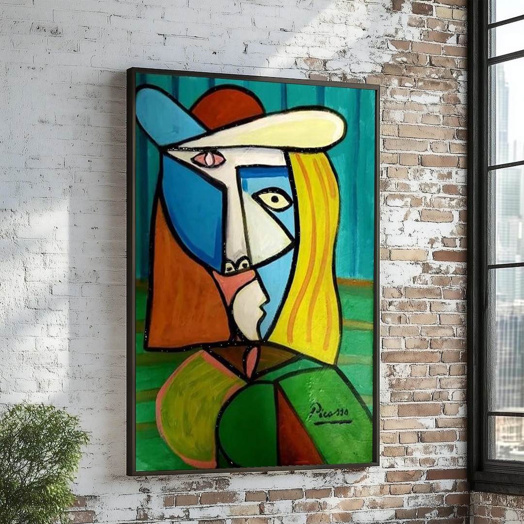 Pablo Picasso, Abstract Portrait Canvas, Picasso Style, Cubist Art ...