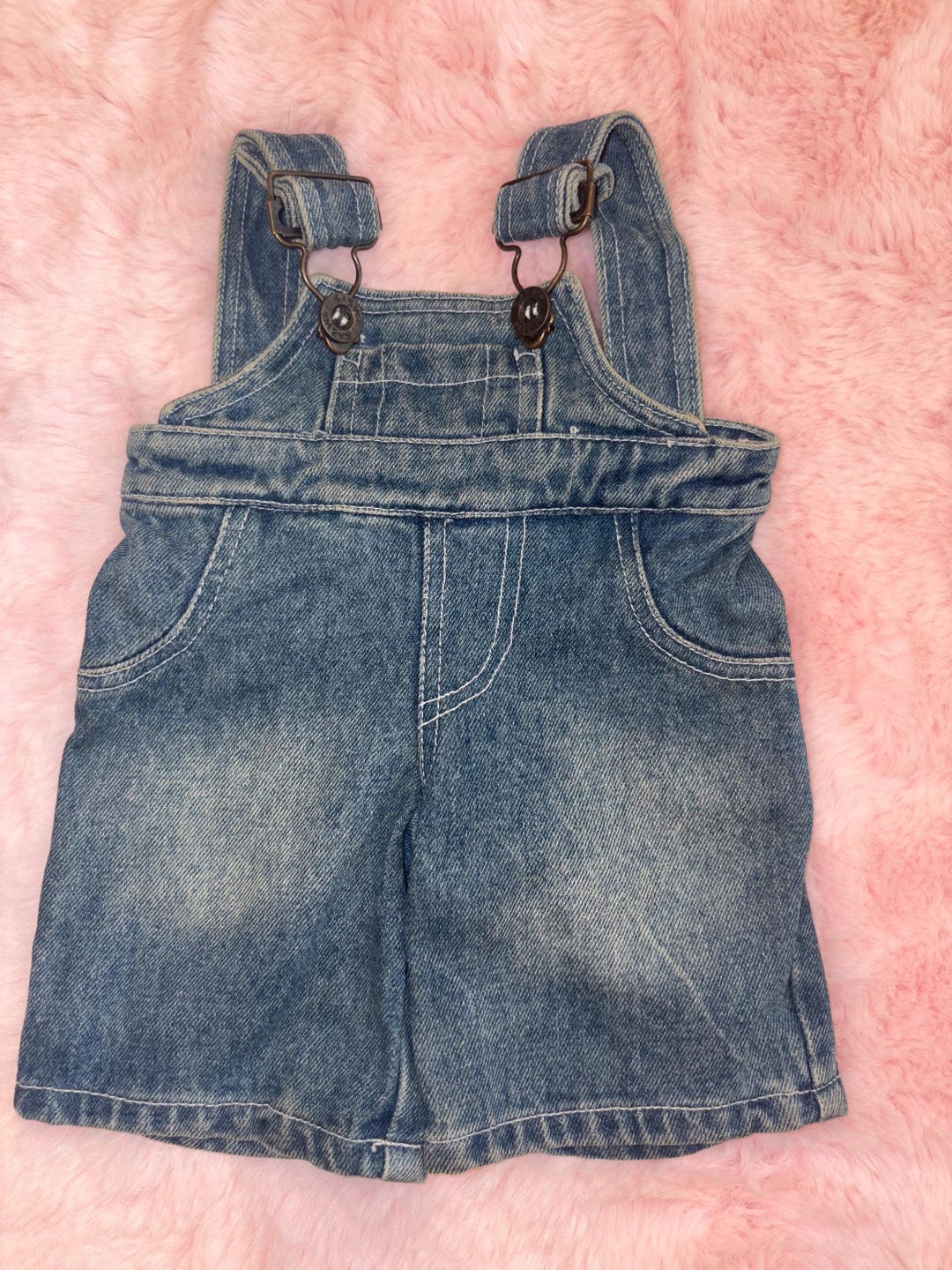 CUSTOM Patch Denim Overalls (build a Bear) - Etsy