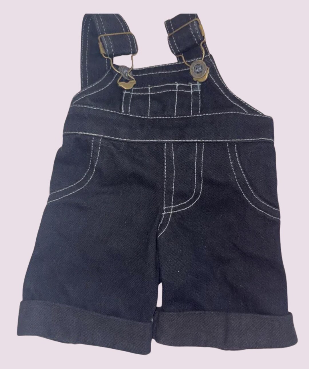 Vintage Dyed BLACK Build-a-bear Overalls With Customizable Patches (100 ...
