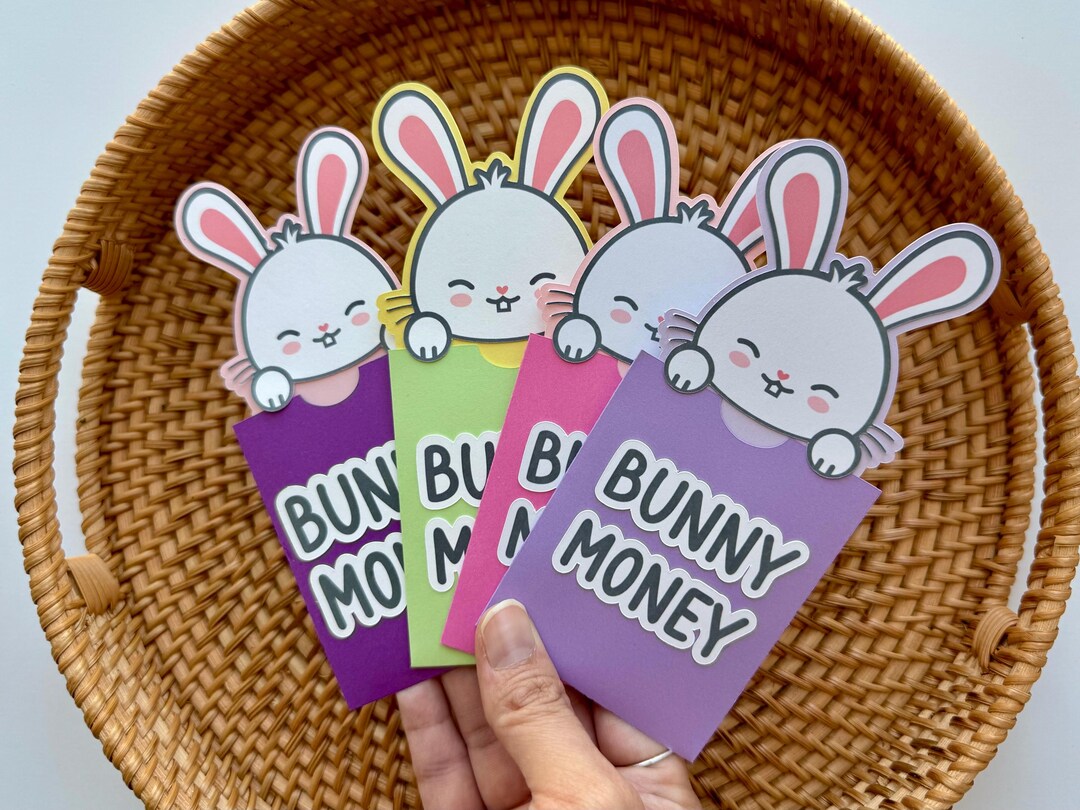 Bunny Money Holder: Easter Gift Card for Teens - Etsy