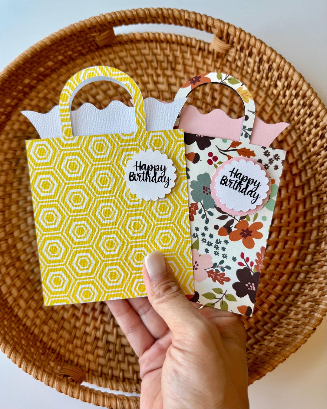 Personalized Gift Card Holder Bag, Happy Birthday, Teacher Gift - Etsy
