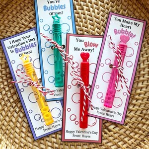 Bubbles Valentine, You Make My Heart Bubble, You Blow Me Away Valentine ...