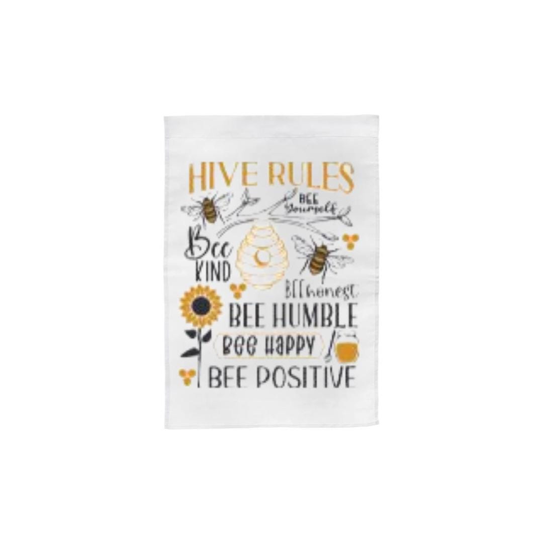 Hive Rules Garden Flag 12" X 18" - Etsy