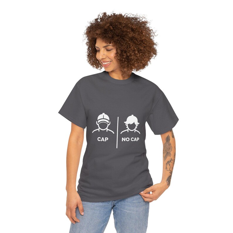 Gen Z Gen Alpha T-shirt - Funny Slang - Cap | No Cap - Unisex Heavy ...