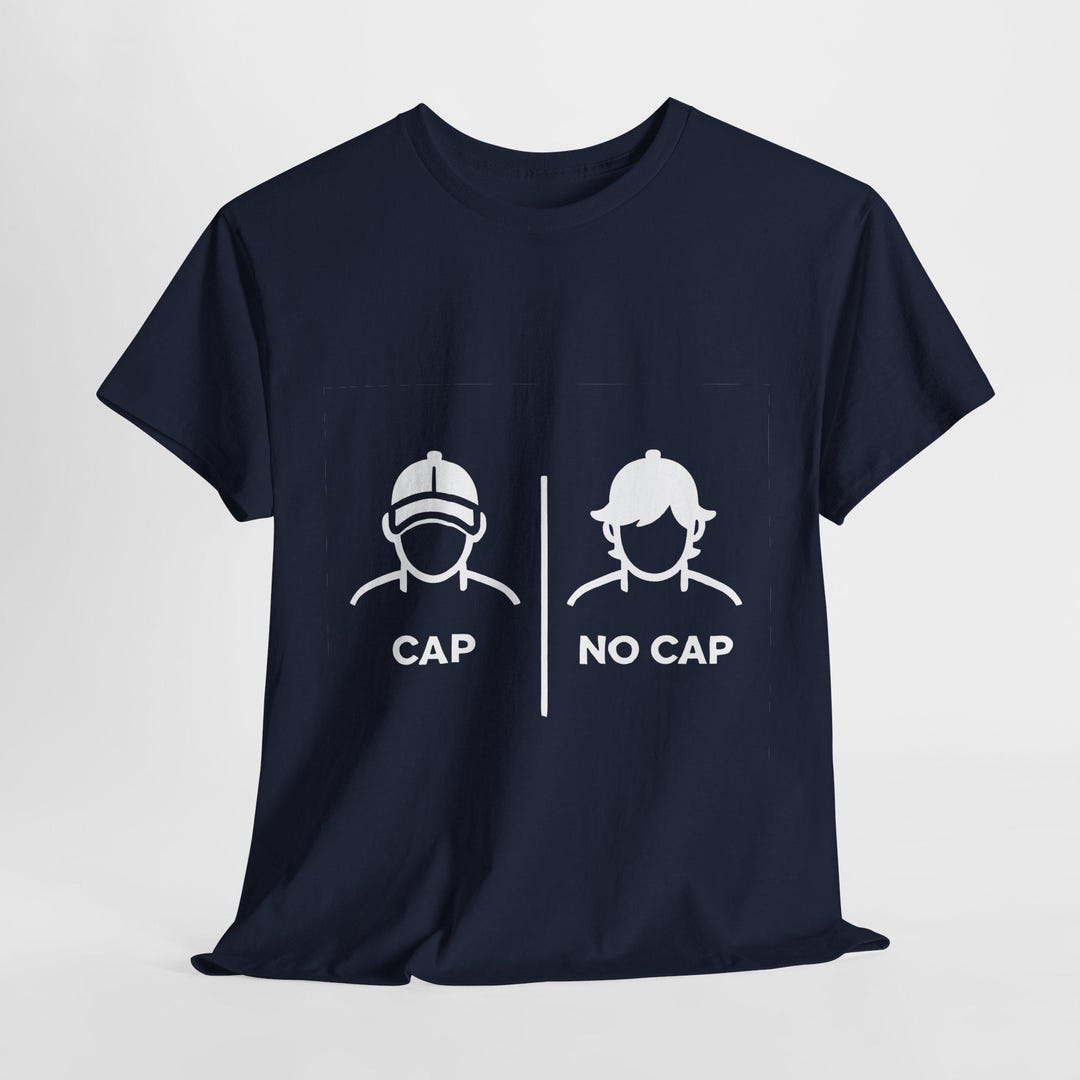 Gen Z Gen Alpha T-shirt - Funny Slang - Cap | No Cap - Unisex Heavy ...