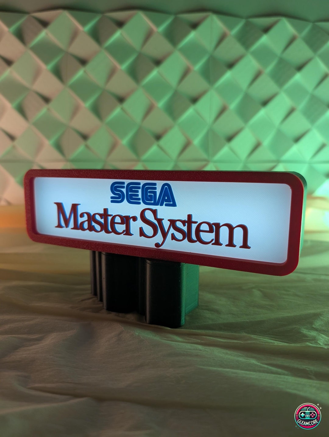 Sega Master System LED Sign - Retro Console Decoration, RGB Light for ...