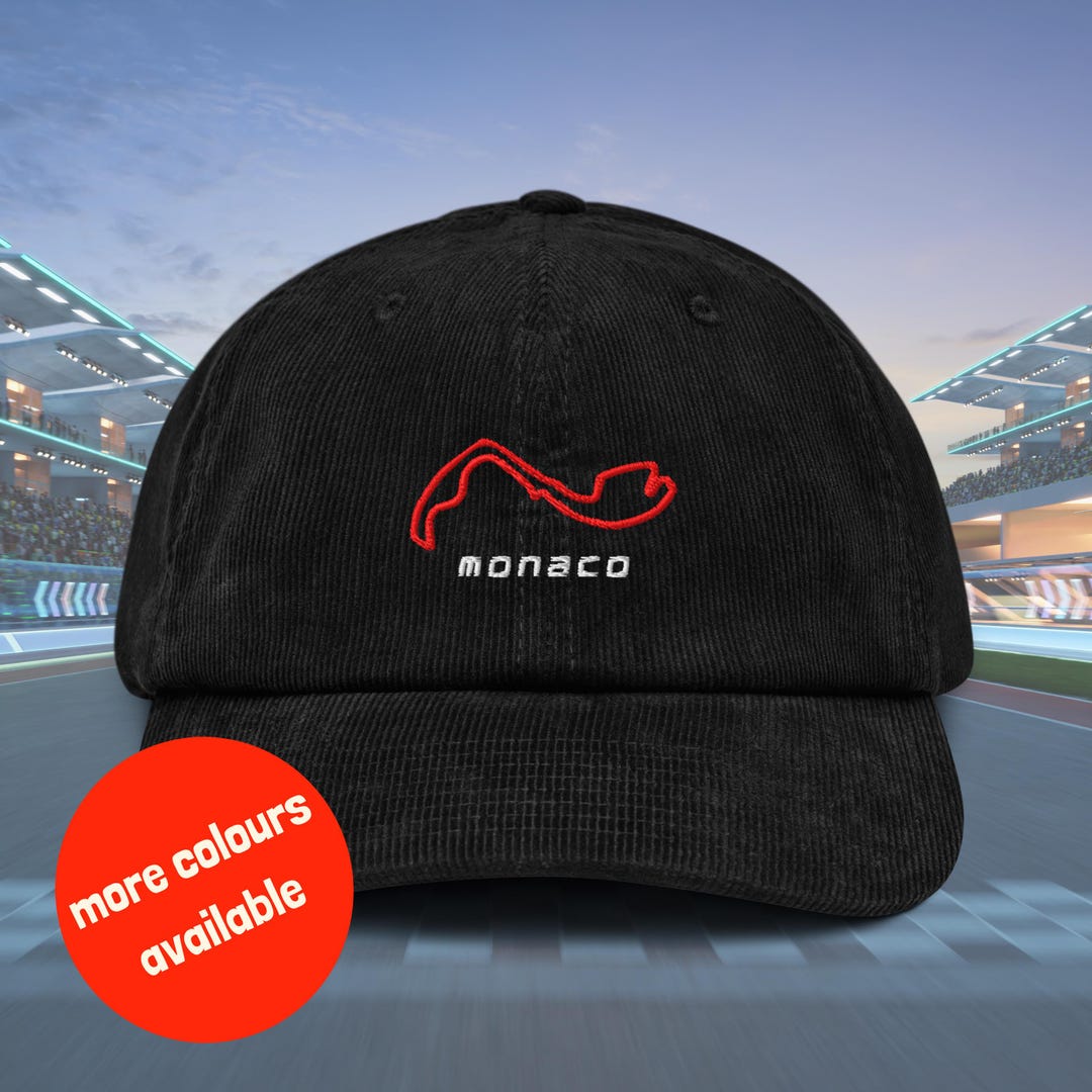 F1 Monaco Grand Prix Circuit Hat, Scuderia Ferrari Racing, Formula One ...
