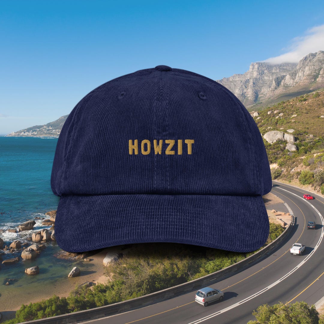 Howzit South Africa Corduroy Cap | African Hat for Him Her Friend ...