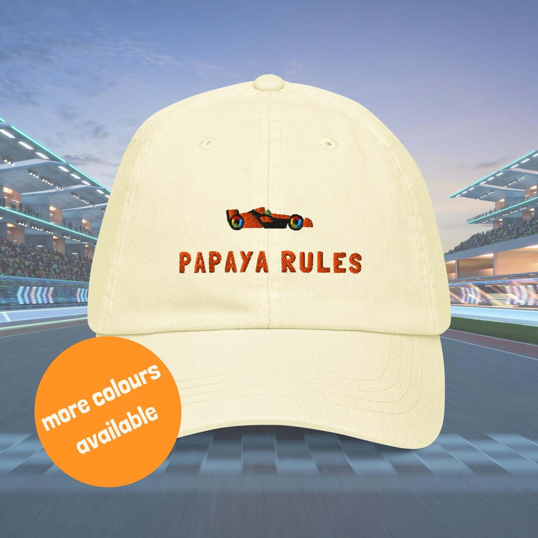 F1 Mclaren Racing Pastel Hat, Formula One 2025 Car Cap for Him ...