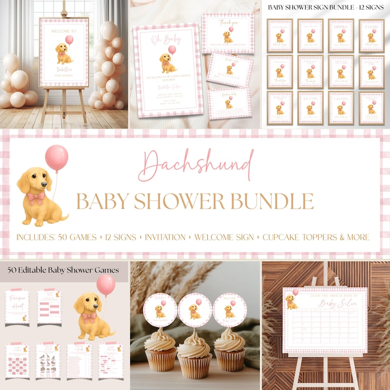 Dachshund Shower - Etsy