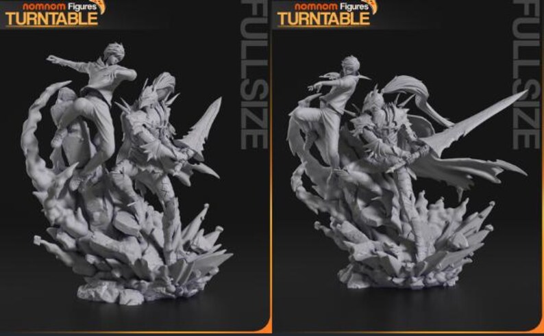 Sung Jin-woo Solo Leveling Jin Woo Statue Collector Gift Anime Gift ...