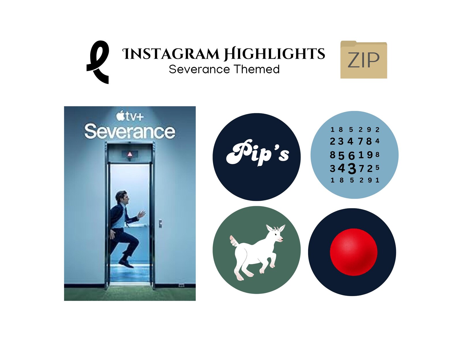 Severance TV Show Icons – Almost 100 Cute Instagram Highlight Covers - Etsy