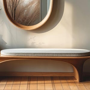 Futuristic Bench - Exclusive Bench, Artistic Wooden Bench, Entryway ...