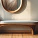 Futuristic Bench - Exclusive Bench, Artistic Wooden Bench, Entryway ...